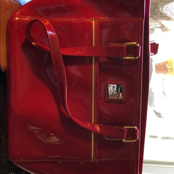 Dooney & Bourke | Bags | Dooney And Burke Red Pocket Book | Poshmark